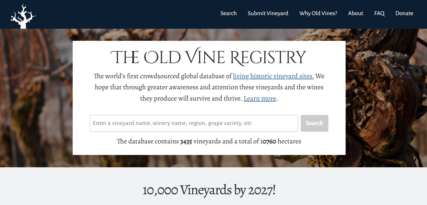 The Benefits of Engaging with the Old Vine Registry as a Wine ...